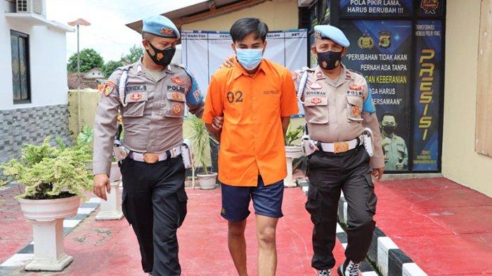 Kurir Sabu Viral saat Ditangkap di Pringsewu Terancam 20 Tahun Penjara - Tribunlampung.co.id