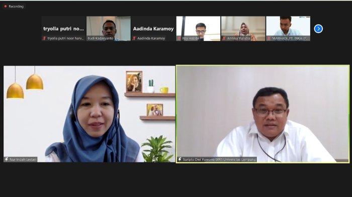 LP3M Unila Sosialisasikan Program Merdeka Belajar Kampus Merdeka Secara Daring - Tribunlampung.co.id