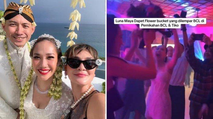 Luna Maya Dapat Bucket Bunga Pernikahan BCL Langsung Diteriaki 'Cepat ...