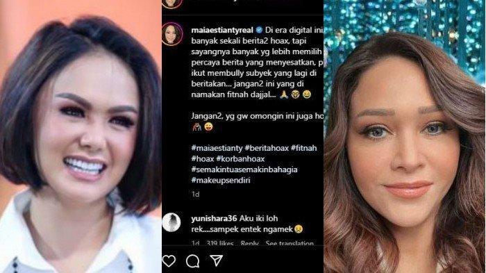 Maia Estianty Tanggapi Soal Hoaks Rumah Tangganya - Tribunlampung.co.id