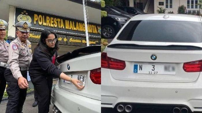 Nasib Pengemudi Sedan BMW yang Viral Pakai Pelat Tak Senonoh, Mobil Pinjam - Tribunlampung.co.id