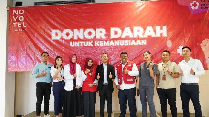 Sukseskan Program CSR, Novotel Lampung Gelar Donor Darah Bersama PMI - Tribunlampung.co.id
