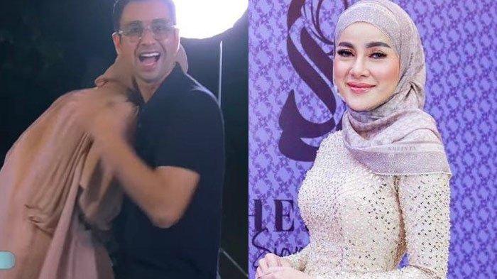 Olla Ramlan Tiba-tiba Peluk Raffi Ahmad saat Ditanya Perkara Pria Idaman - Tribunlampung.co.id
