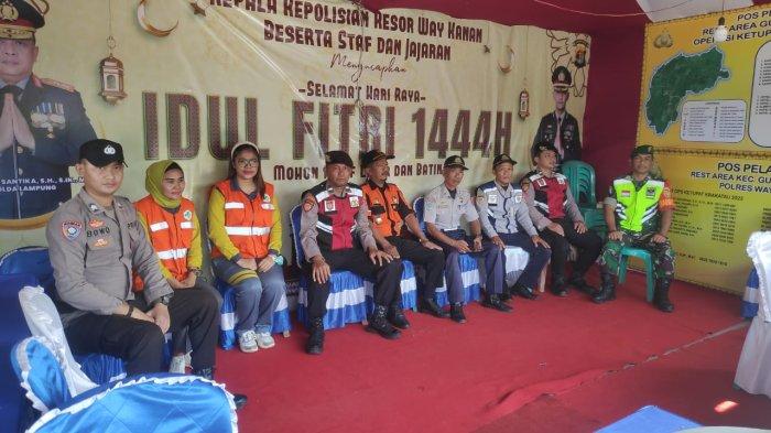Polres Way Kanan Polda Lampung Katakan Operasi Ketupat 2023 Berjalan Lancar - Tribunlampung.co.id