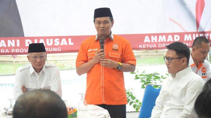 PKS Sambangi Gerindra, Mufti Salim Ajak Mirza Kolaborasi di Pilkada Lampung - Tribunlampung.co.id