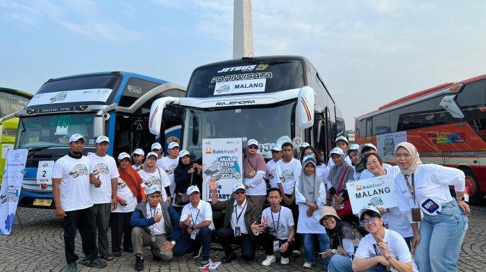 Mudik Asyik Bersama BUMN 2024, Bukit Asam Berangkatkan Ratusan Pemudik - Tribunlampung.co.id