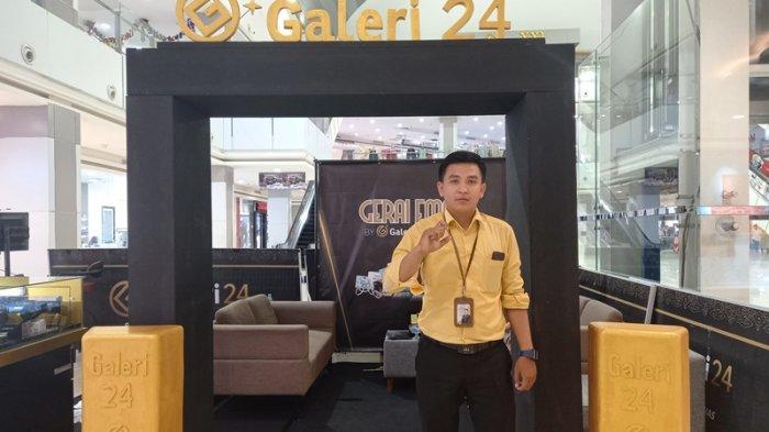 Pameran Emas Galeri 24 di Mal Boemi Kedaton Banjir Promo - Tribunlampung.co.id