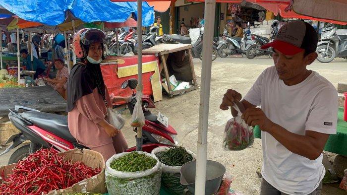 Harga Cabai Caplak di Metro Rp 40 Ribu per Kilogram - Tribunlampung.co.id