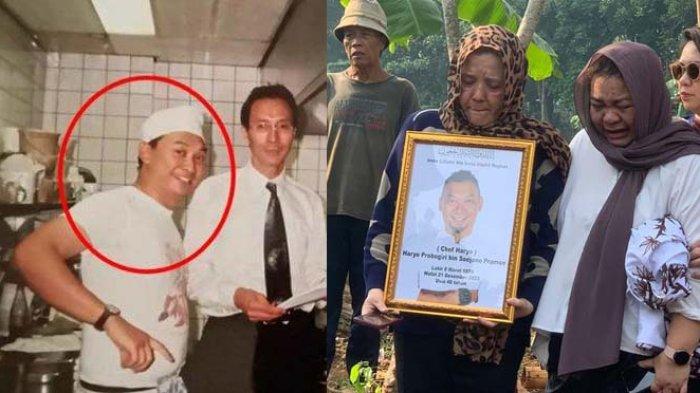 Pemakaman Jenazah Chef Haryo Pramoe Berlangsung Haru, Tangis Sang Istri Pecah - Tribunlampung.co.id