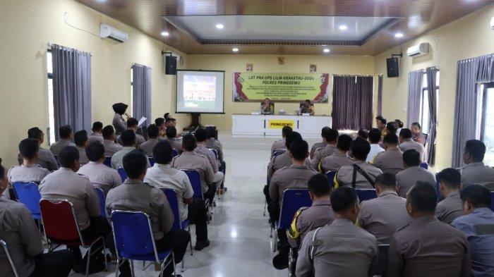 Polres Pringsewu Lampung Gelar Operasi Lilin Krakatau 2024 Selama 13 Hari - Tribunlampung.co.id