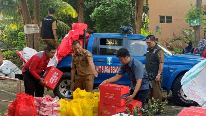 Pemprov Lampung Salurkan Bantuan untuk Korban Banjir - Tribunlampung.co.id