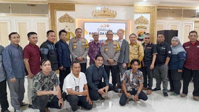 Polda Lampung Ajak Media Massa Sukseskan Pemilu 2024 - Tribunlampung.co.id