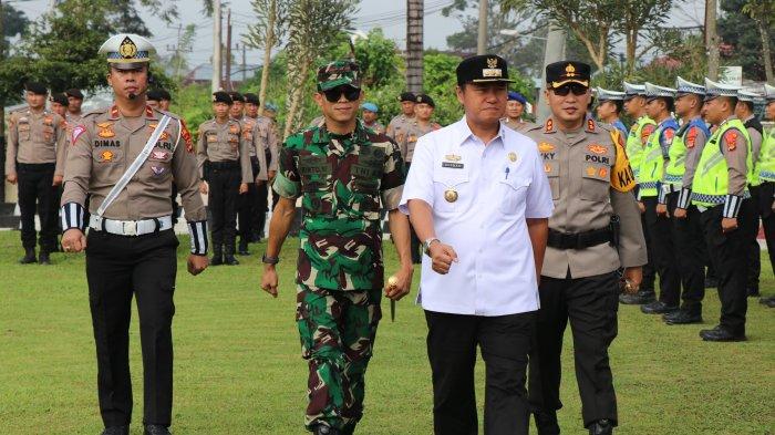 Polres Lampung Barat Libatkan 93 Personel dalam Operasi Ketupat Krakatau - Tribunlampung.co.id