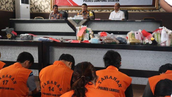 Polres Lampung Selatan Polda Lampung Gulung 28 Pelaku Kejahatan Selama Ops Krakatau ...