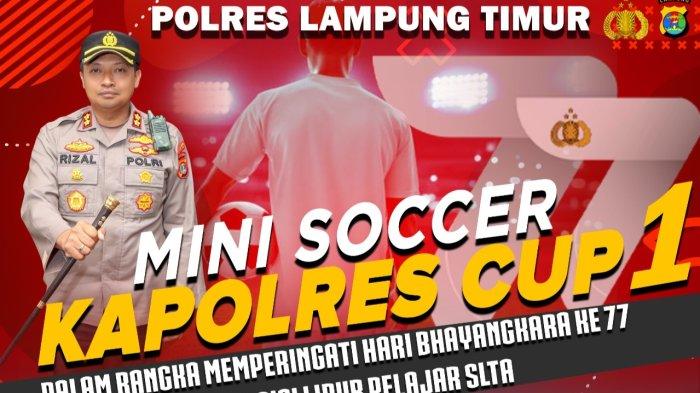 Polres Lamtim Polda Lampung Gelar Turnamen Mini Soccer - Tribunlampung ... Polres Lamtim Polda Lampung Gelar Turnamen Mini Soccer - Tribunlampung ...