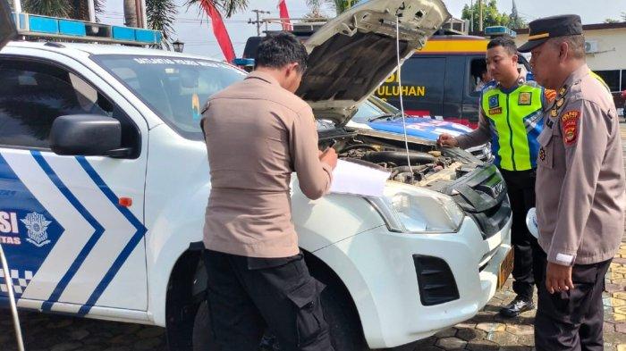 Perlancar Ops Ketupat Krakatau, Polres Mesuji Polda Lampung Cek Randis - Tribunlampung.co.id