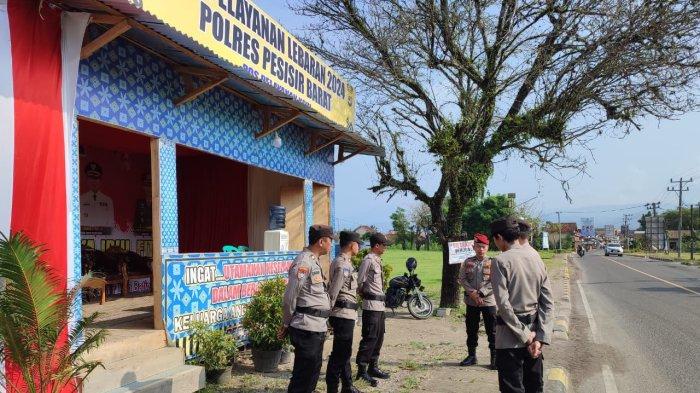 Polres Pesisir Barat Polda Lampung Siapkan Empat Pos Pengamanan Arus Mudik dan Balik Lebaran ...