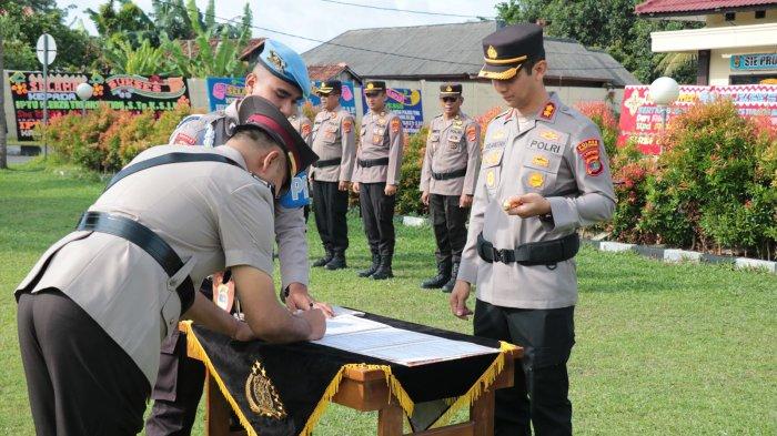 Polres Tulangbawang Polda Lampung Gelar Sertijab Sejumlah Jabatan - Tribunlampung.co.id