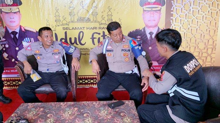 Dokkes Polres Tulangbawang Polda Lampung Cek Kesehatan Person di Pospam dan Posyan Operasi ...