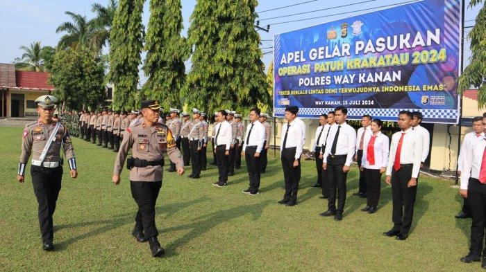 Polres Way Kanan Polda Lampung Gelar Operasi Patuh Krakatau 2024 ...