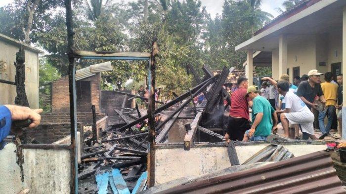1 Rumah di Pekon Kejayaan Talang Padang Tanggamus Ludes Terbakar - Tribunlampung.co.id