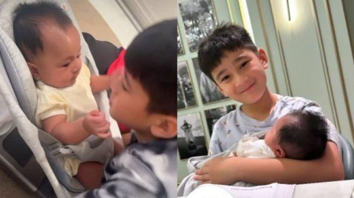 Raffi Ahmad Tunjukkan Kedekatan Rafathar dan Lily - Tribunlampung.co.id