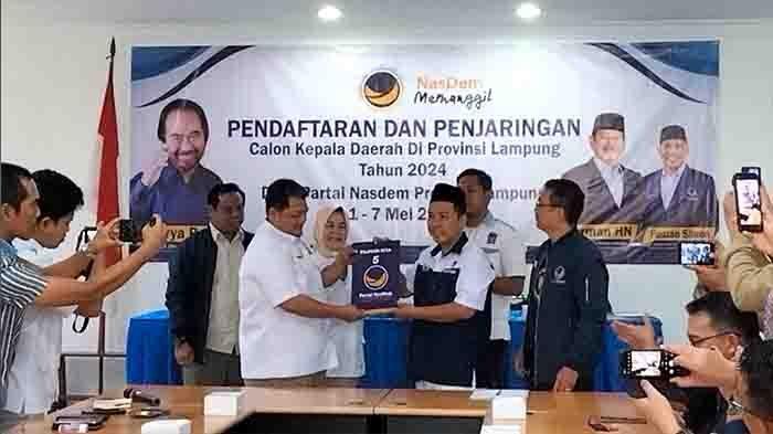 Bursa Calon Gubernur Lampung, Rahmat Mirzani Djausal Maju, Herman HN Bisa Jadi Wakil ...