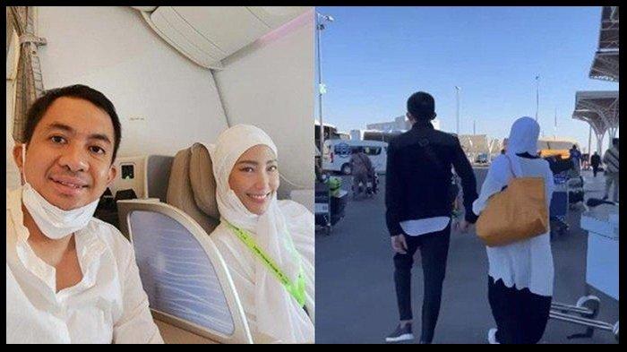 Regi Datau Gandeng Mesra Tangan Ayu Dewi Saat Jalani Ibadah Umrah ...