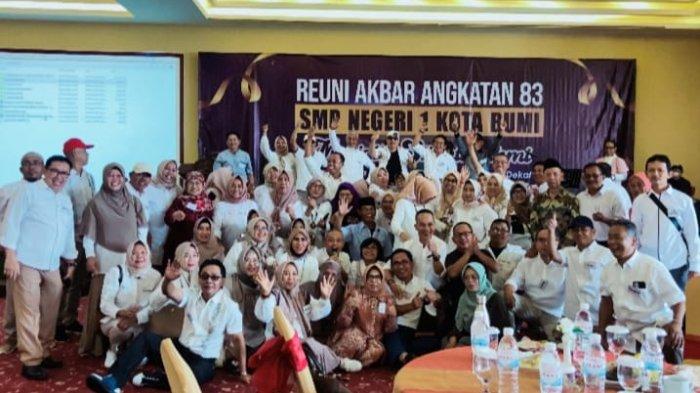 Reuni Akbar SMPN 1 Kota Bumi Angkatan 83, Dari Bandung dan Medan pun ...