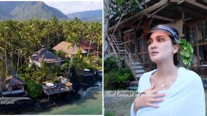 Rumah Luna Maya di Bali Ada Ular Besar Sekali, Tidur di Bawah Tanah - Tribunlampung.co.id