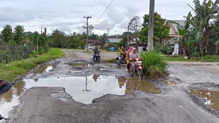 Rusak Parah Sejak 2020, Jalan di Pekon Hanakau Lampung Barat Tak Kunjung Diperbaiki ...