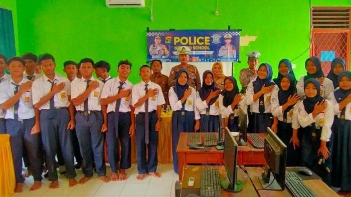 Satlantas Polres Lampung Tengah Polda Lampung Dorong Pelajar Tertib Lalu Lintas di Jalan Raya ...