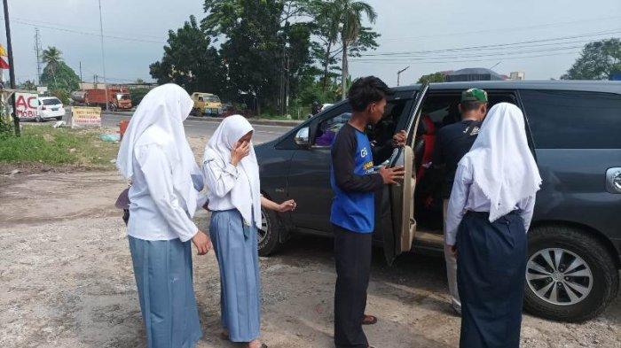 Kesaksian Penumpang, Bus Rombongan Pelajar SMK Kecelakaan di Bandar Lampung - Tribunlampung.co.id
