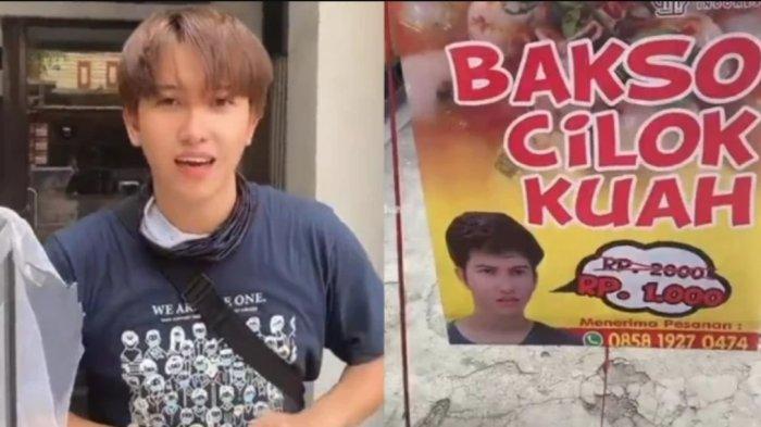 Pesinetron Sidik Eduard Banting Setir Jualan Bakso Cilok Demi Sambung Hidup - Tribunlampung.co.id