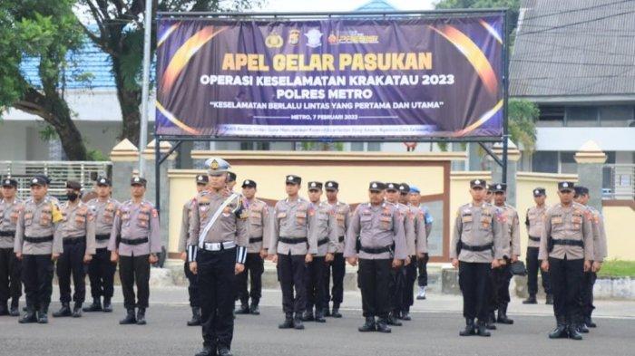 Polres Metro Polda Lampung Jalin Sinergitas dalam Operasi Keselamatan Krakatau 2023 ...