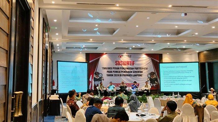 Bawaslu Lampung Evaluasi Pengawasan Partisipatif Pilkada 2024 - Tribunlampung.co.id
