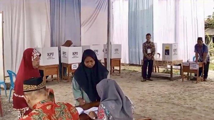 Partisipasi Pemungutan Suara Ulang di TPS 04 Giham Lampung Barat Turun ...