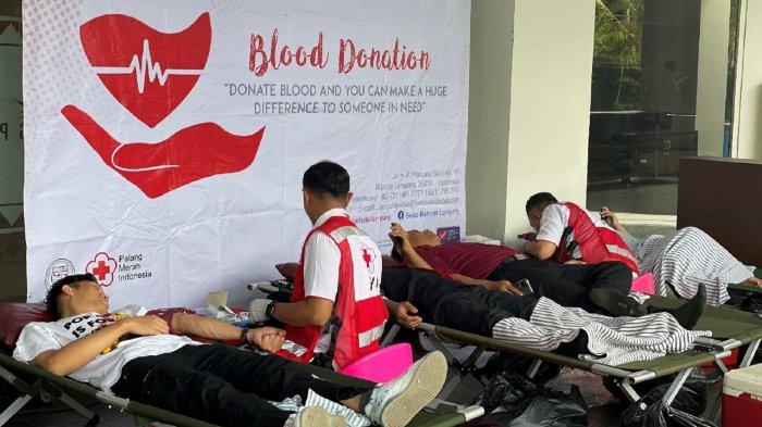 Peduli Sesama, Swiss-Belhotel Lampung Gelar Donor Darah - Tribunlampung.co.id