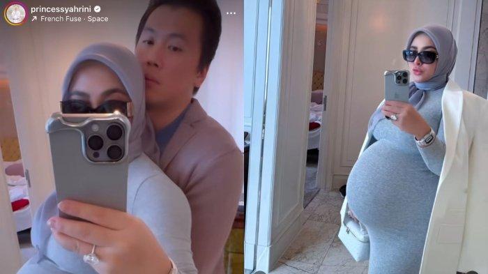 Pamer Perut Besar, Syahrini Disebut Hamil Anak Kembar - Tribunlampung.co.id