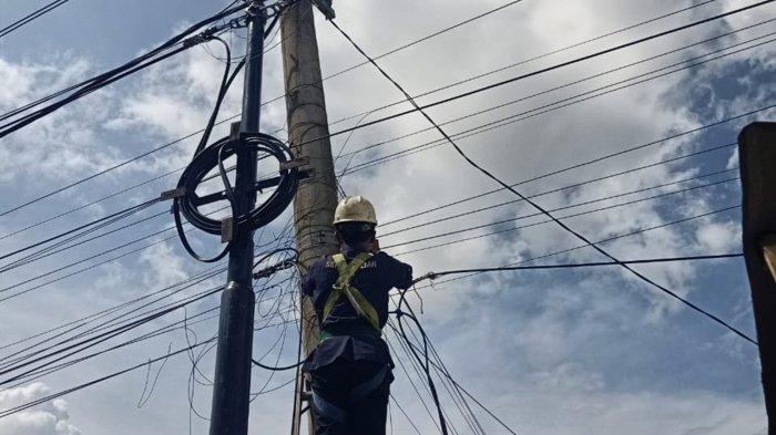 PLN Icon Plus Lakukan Penataan dan Pendataan Kabel Ilegal di Tiang PLN dan Jaga Keandalan ...