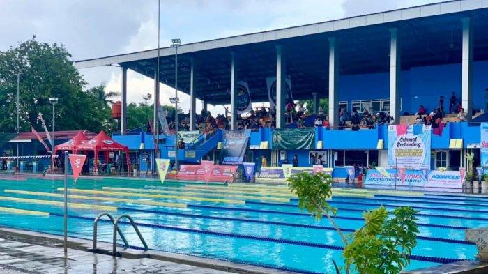 Tempat Wisata di Lampung, Kolam Renang Pahoman Jadi Langganan Kejuaraan - Tribunlampung.co.id