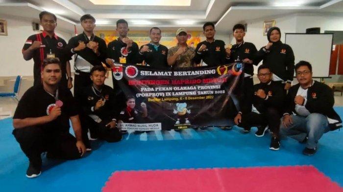 Kontingen Mesuji Raih Emas Porprov IX Lampung dari Cabor Hapkido dan Biliar - Tribunlampung.co.id
