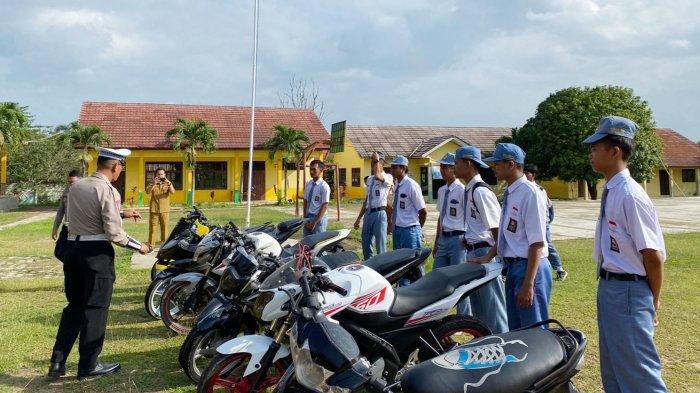 Satlantas Polres Tulangbawang Polda Lampung Tindak Delapan Pelajar Pakai Knalpot Brong ...