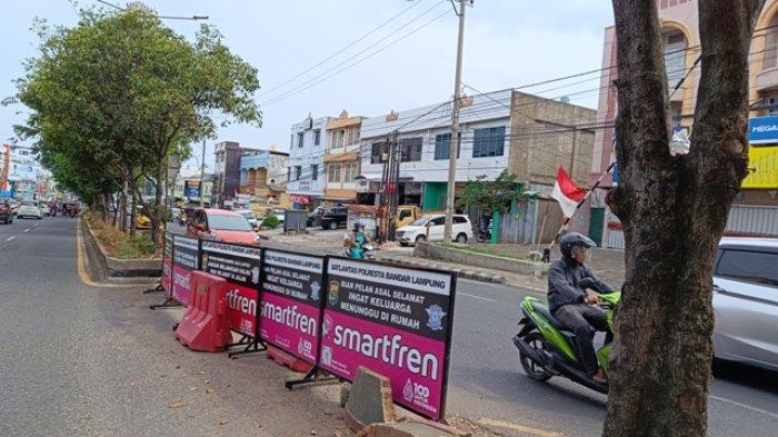 Putaran Arah Kurang Lebar, Alasan Polresta Bandar Lampung Tutup U Turn Jl Teuku Umar ...