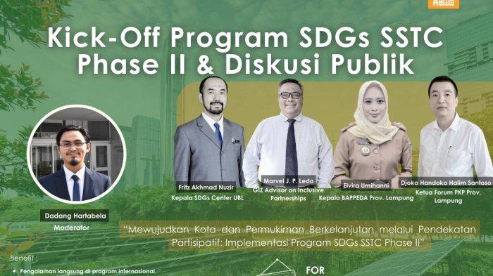 Universitas Bandar Lampung Gelar Kick Off SDGs SSTC Phase II dan Diskusi Publik - Tribunlampung ...