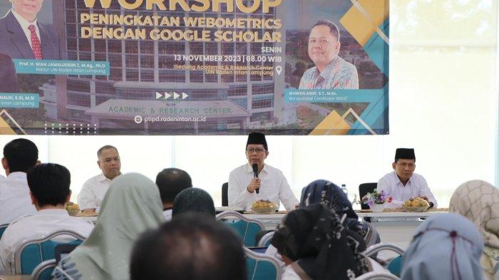 Rektor UIN Raden Intan Lampung Tekankan Kolaborasi untuk Tingkatkan Webometrics - Tribunlampung ...