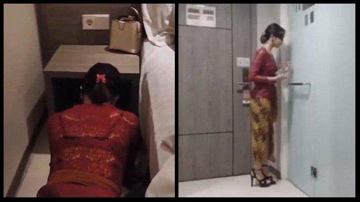 Video Viral Wanita Kebaya Merah Bukan Dibuat di Bali tetapi di Surabaya - Tribunlampung.co.id