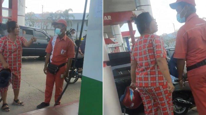 Emak-emak di Serdang Bedagai Ngamuk ke Petugas SPBU Gegara Tak Dilayani Viral di Medsos ...