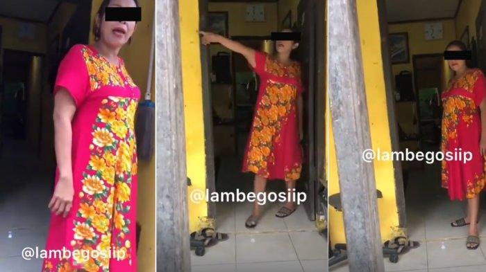 Viral Emak-emak Ngamuk Saat Utangnya Ditagih - Tribunlampung.co.id