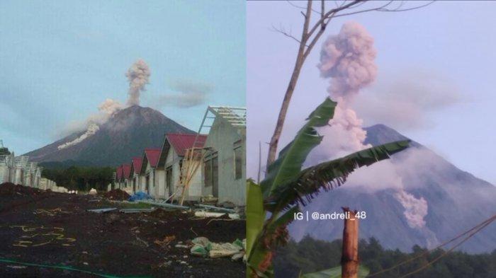 Viral Gunung Semeru Erupsi Lagi, Kini Berstatus Siaga - Tribunlampung.co.id
